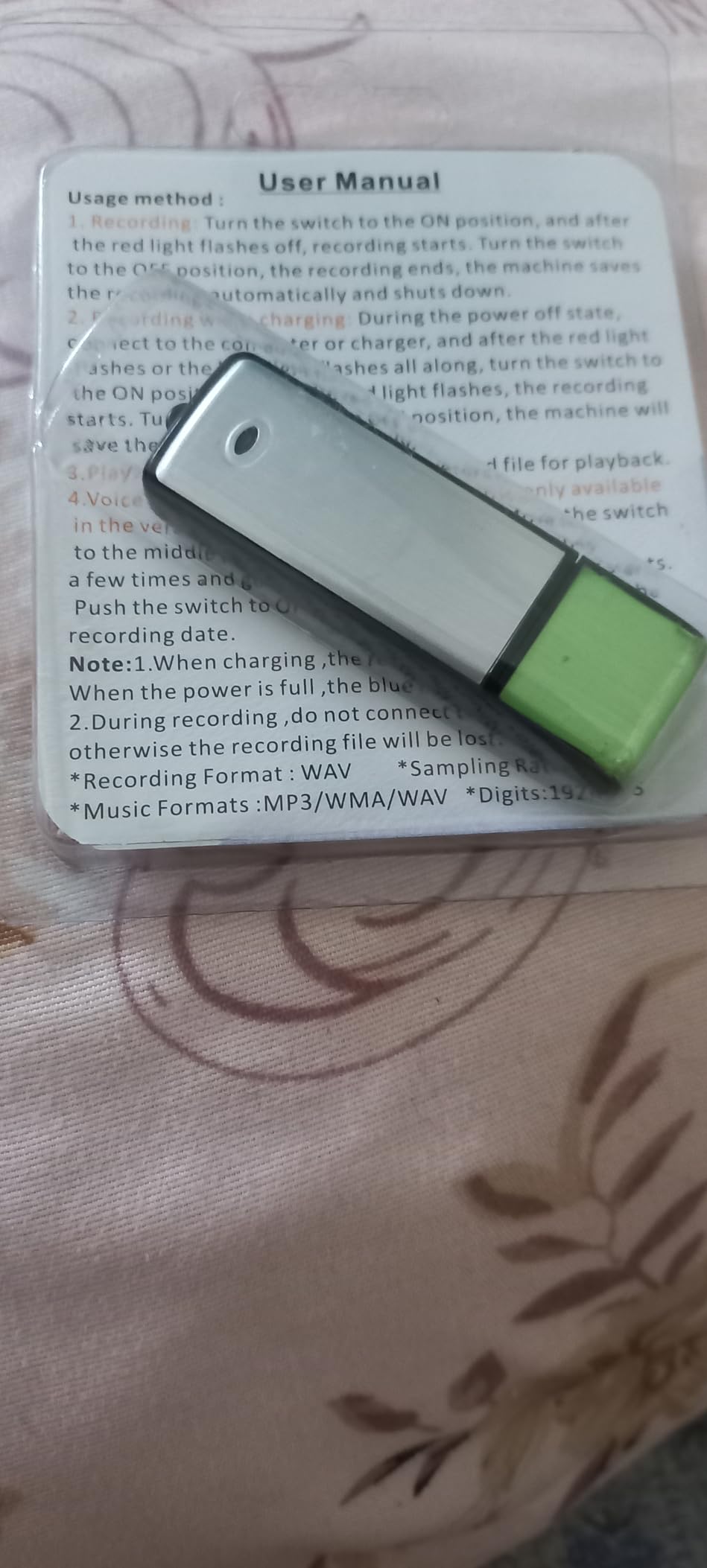 USB Pen Drive Voice Recorder, SPY Audio Recorder Device, Clear Audio ...