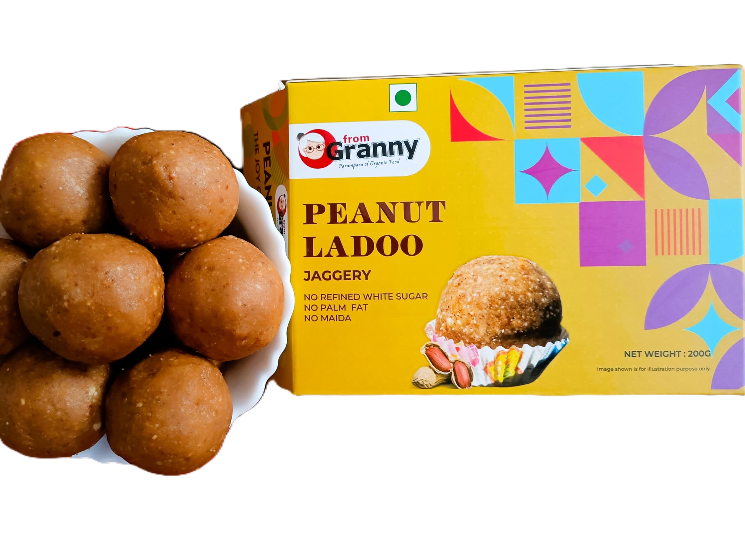 Buy From Granny - Peanut Laddu Jaggery | Groundnut Laddu Jaggery | 200g ...