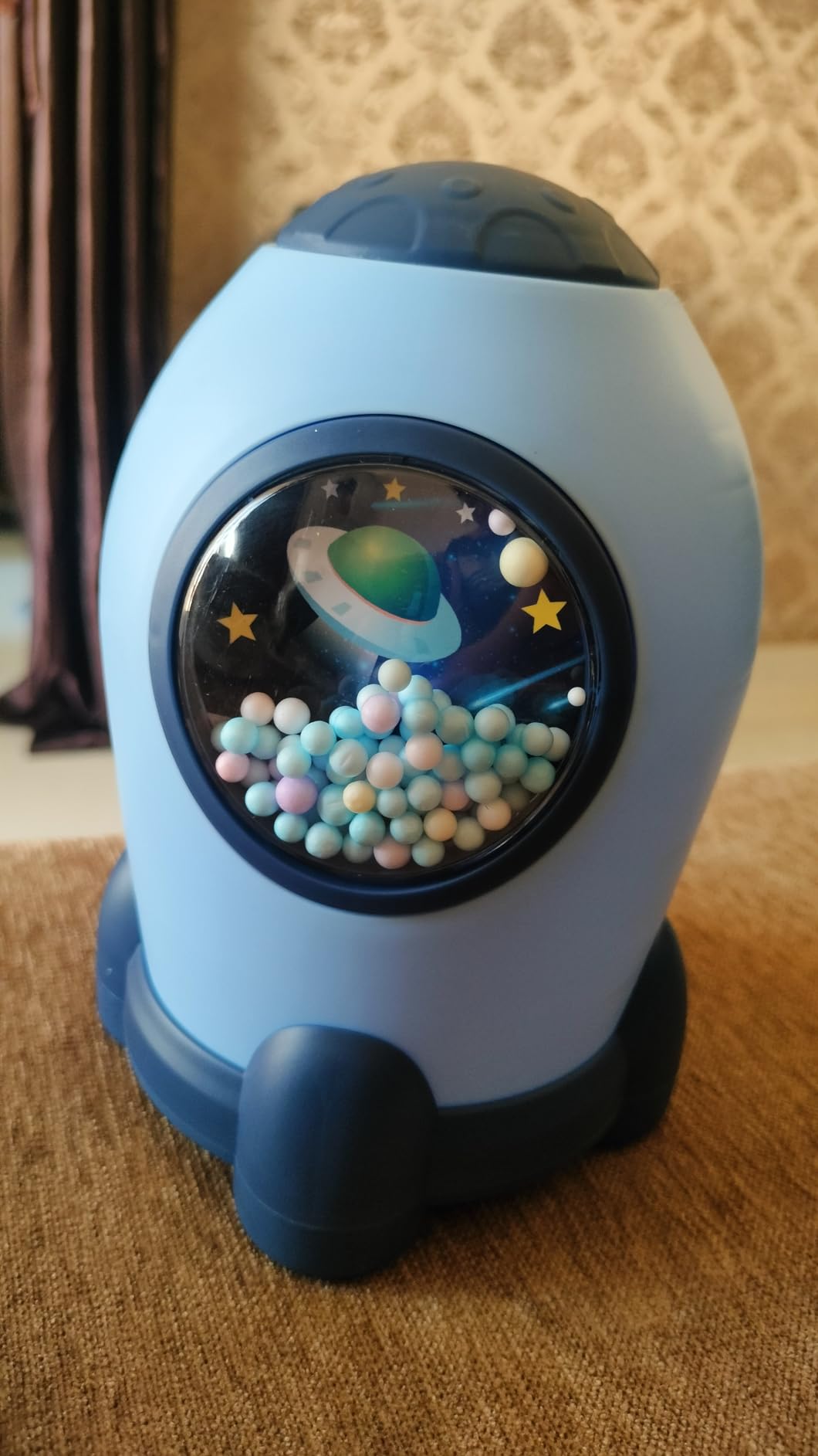 Mango Balloon Rocket Piggy Bank with Lock Code -Money Saving Coin Bank ...