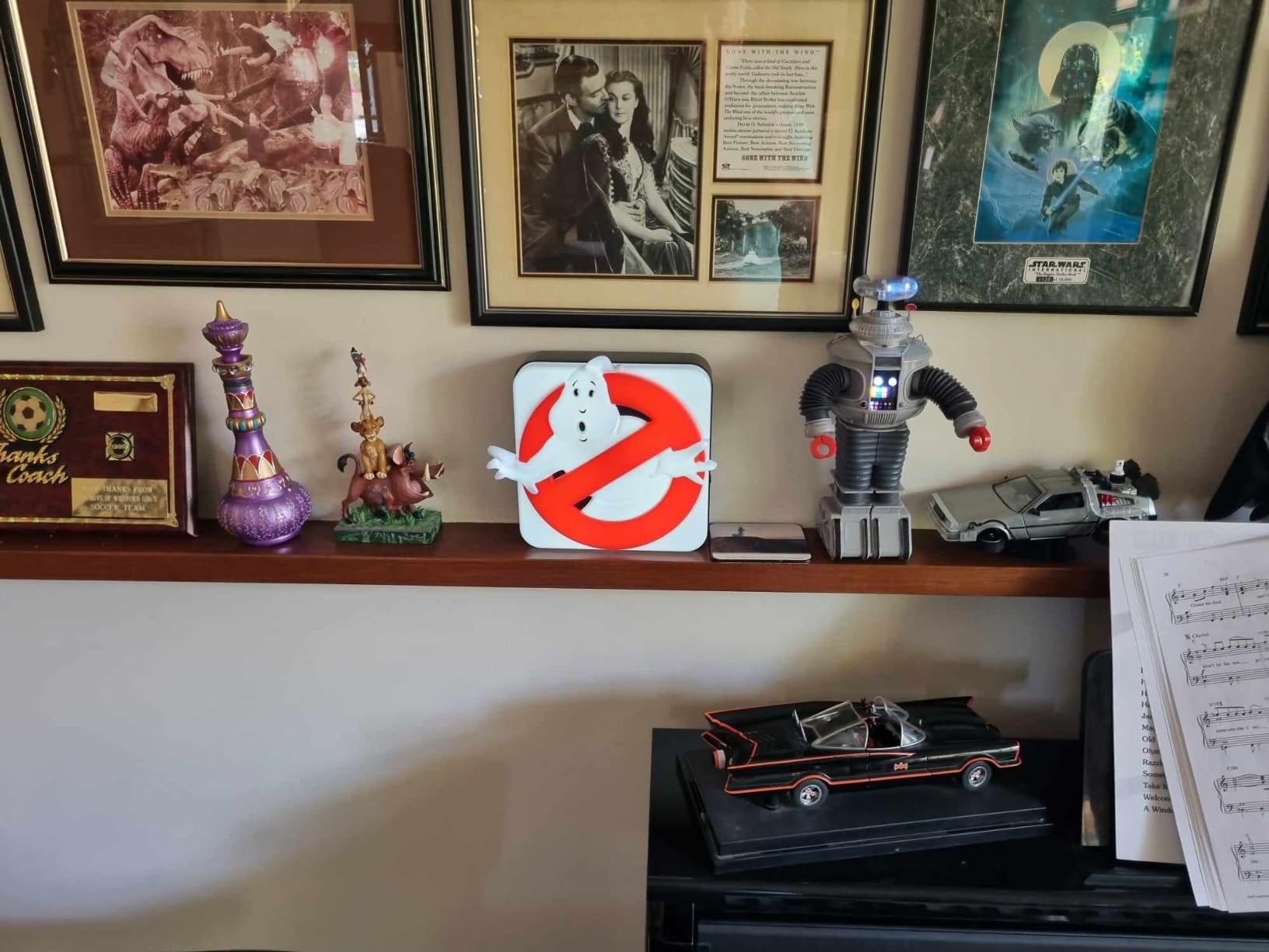 Numskull Official Ghostbusters 3D Desk Lamp/Wall Light : Amazon.com.au ...