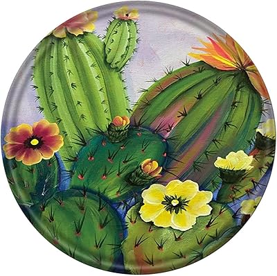 Amazon.com: Metal Round Tin Signs Peacock Feather Bird Retro Art Wall ...