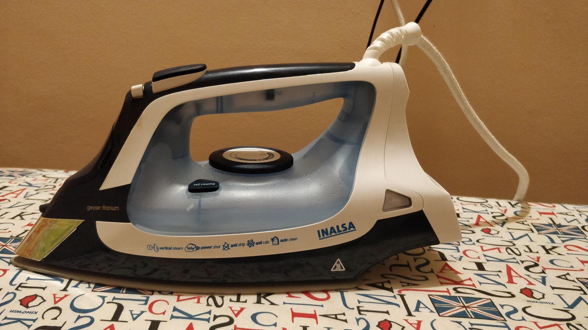 Buy INALSA Steam Iron Geyser Titanium-2000W with 22g/min Continuous ...