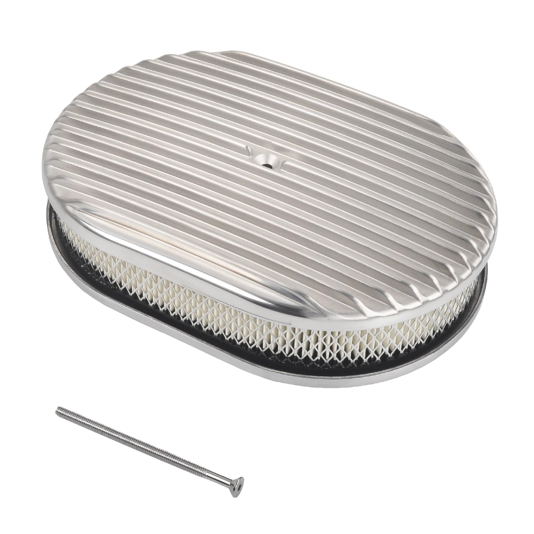 Snapklik.com : GESEXI 12 Air Cleaner For Carburetor, Oval Polished ...
