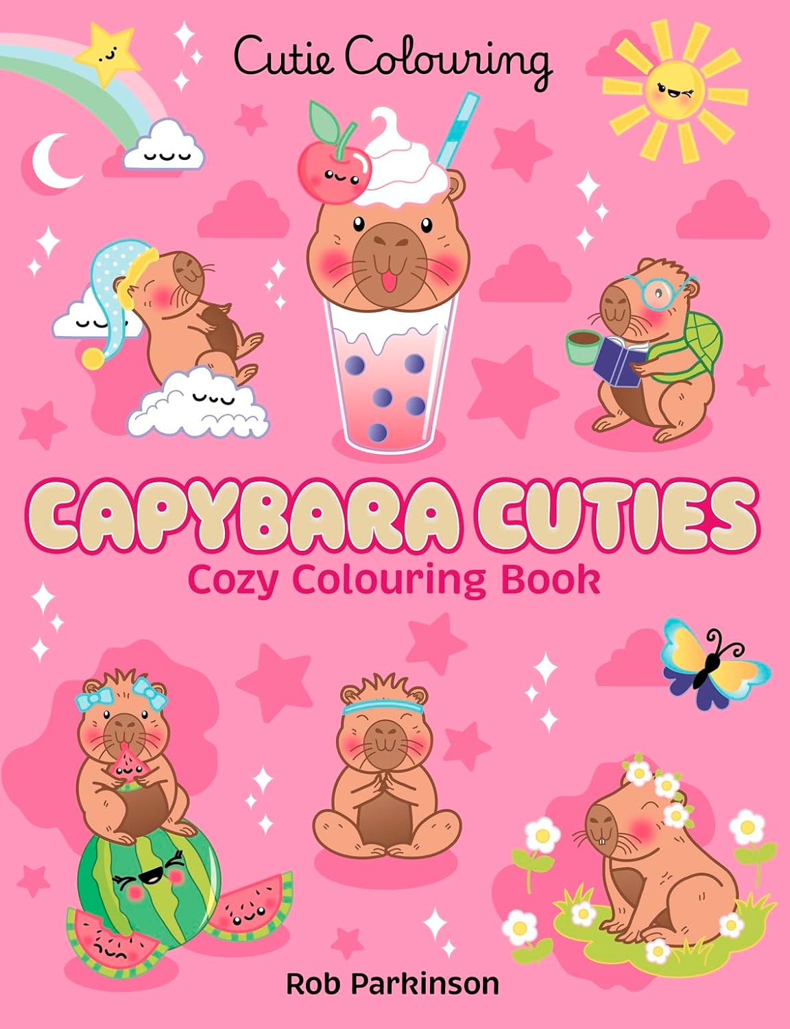 Capybara Cuties: Colouring Book: Scholastic: 9780702342677: Books ...