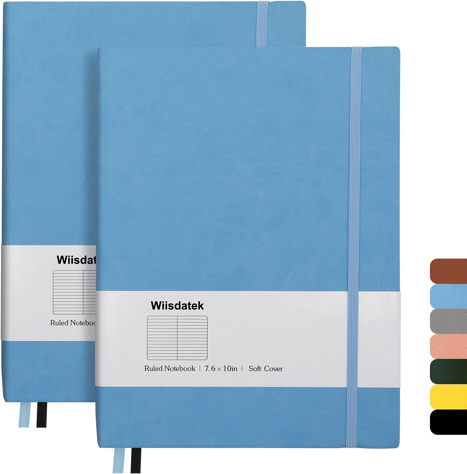 Amazon.com : Wiisdatek B5 College Ruled Notebooks - 2 Pack B5 Large ...