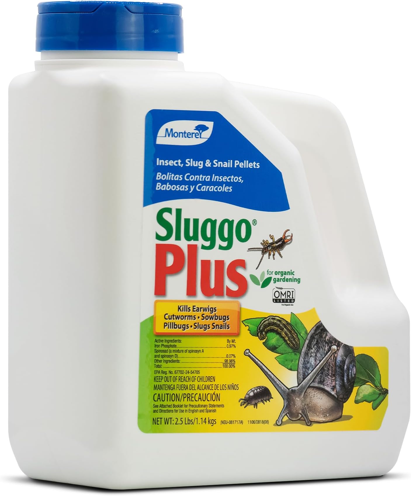 Amazon.com: Monterey LG6575 Sluggo Plus Wildlife and Pet Safe Slug ...