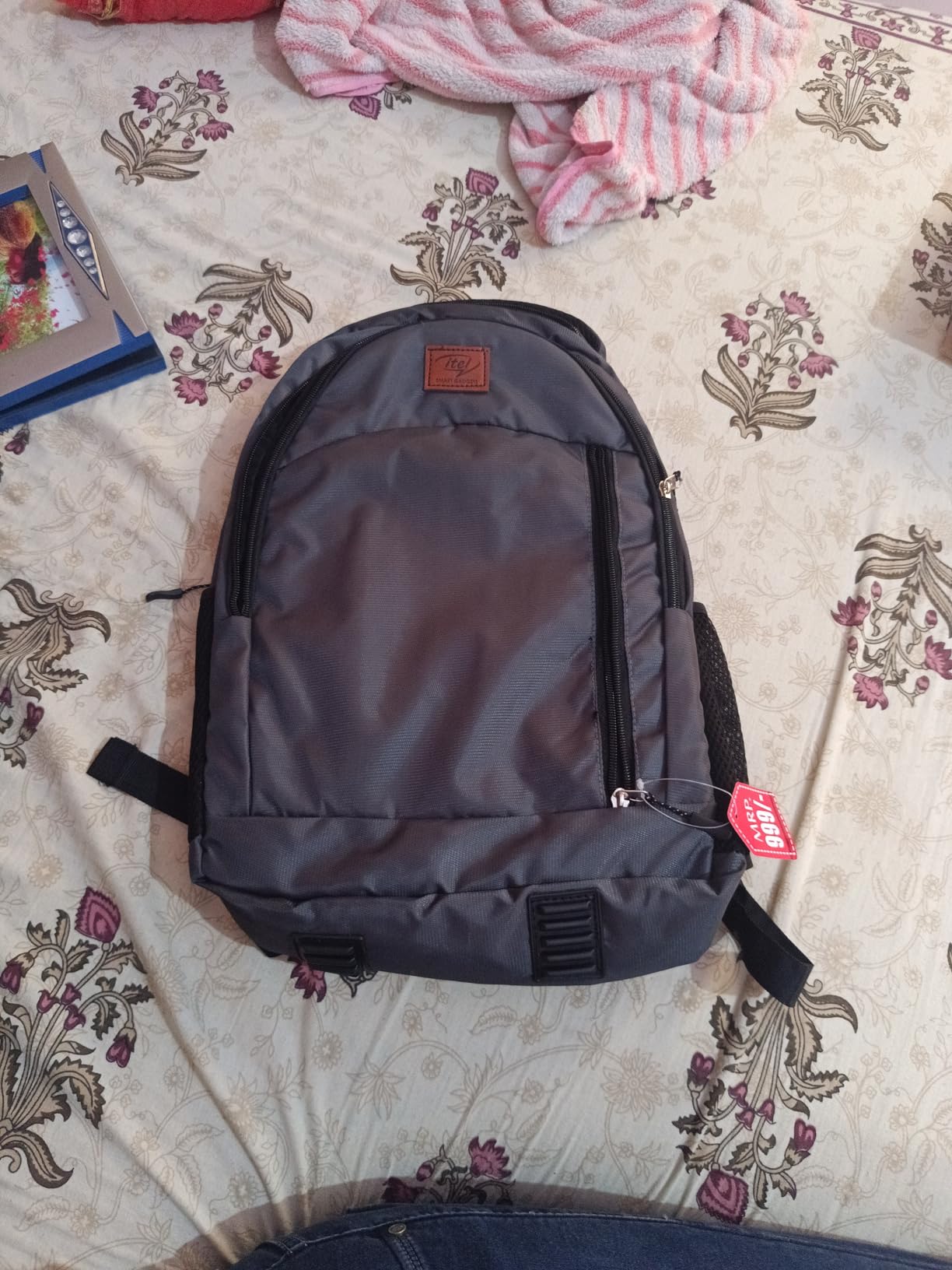 itel spacious/large laptop backpack, college bag, travel bag for men ...