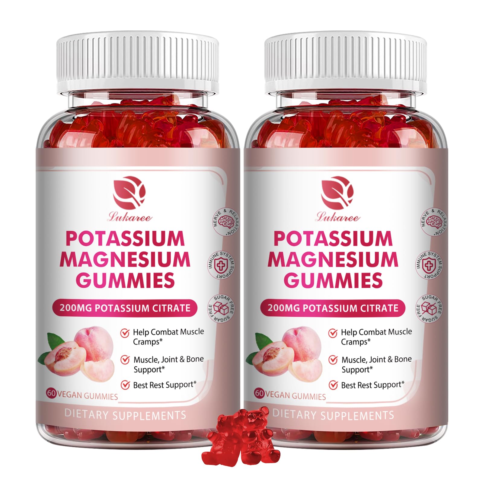 Snapklik.com : Magnesium Potassium Supplement Gummies - New Flavor Calm ...