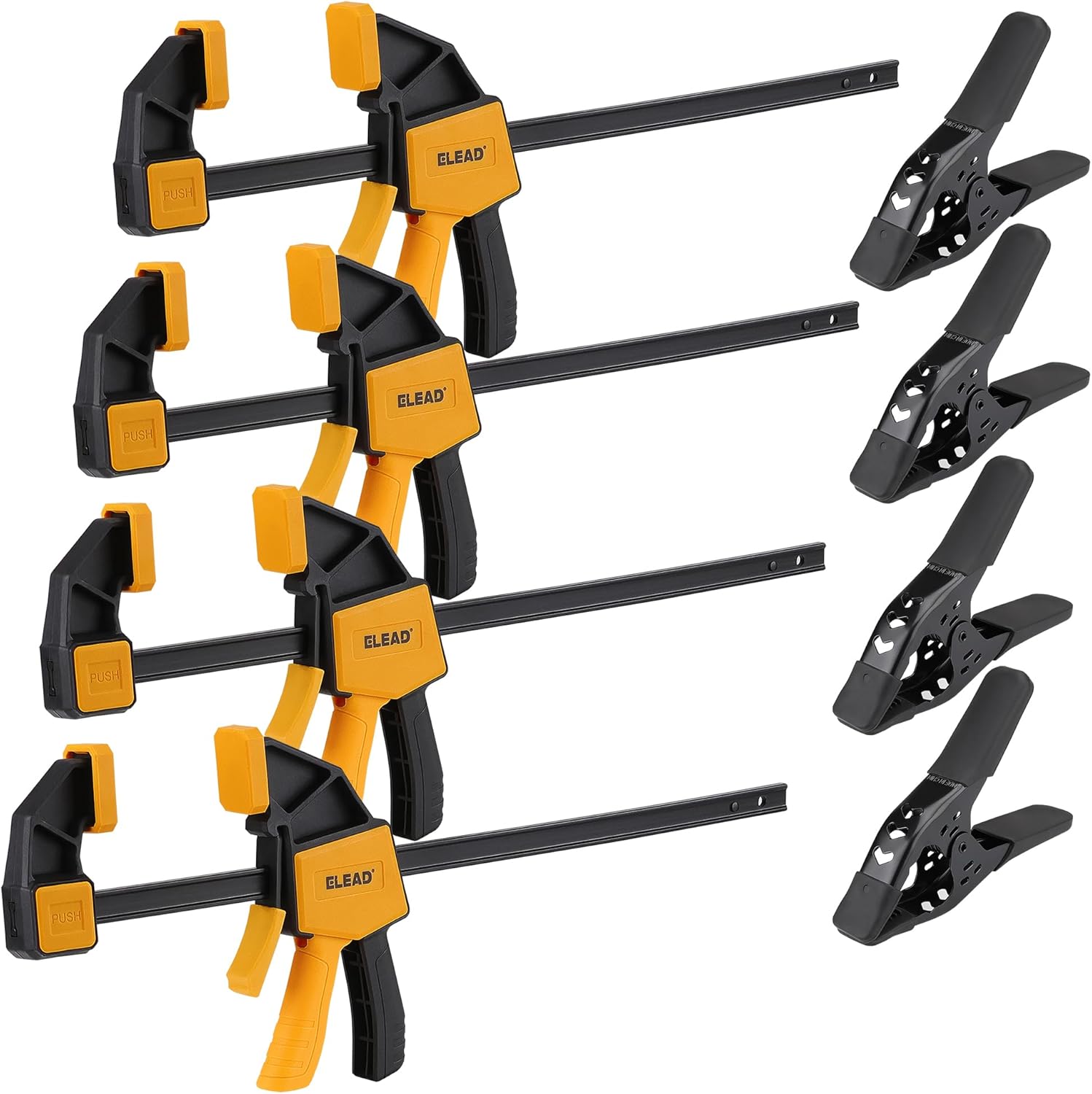 8-Piece Clamps for Woodworking - 4 Pcs 12 inch Bar Nepal | Ubuy