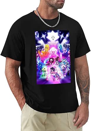 Steven Anime Universe Men's T-Shirt Summer Cotton Crew Neck Short ...