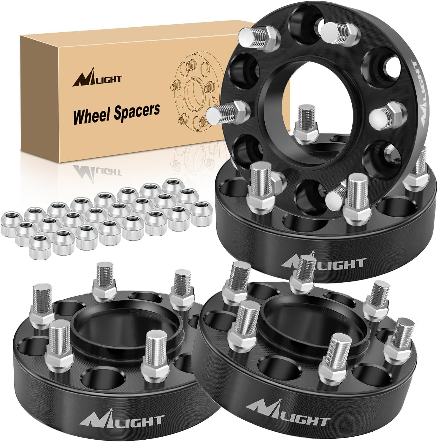 Amazon.com: Nilight 6x135 Wheel Spacers for 2015-2022 Ford F150,1.5inch ...