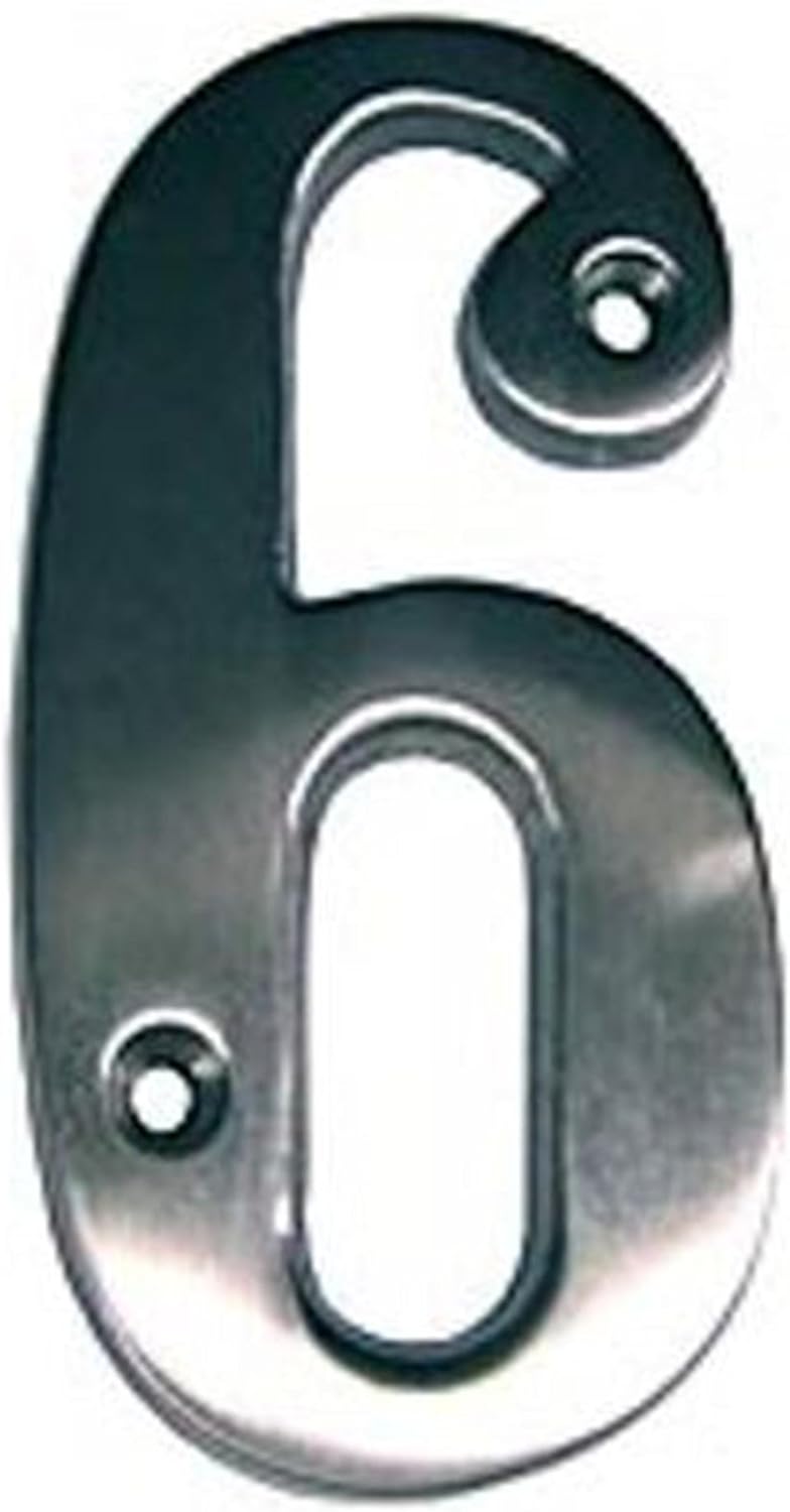 Amazon.com: Taymor 25-SN66 25-BN Series Solid Brass 6-Inch House Number ...