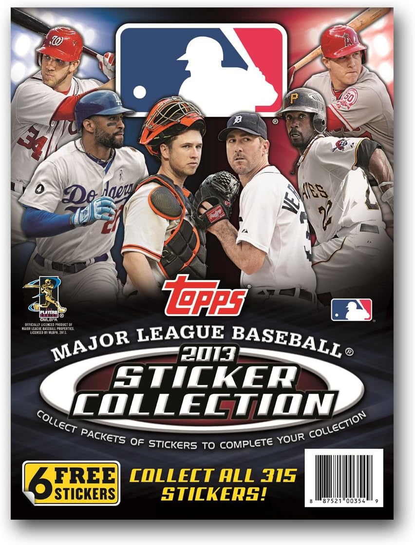 Amazon.com: Topps 2013 MLB Sticker Individual Album : Toys & Games