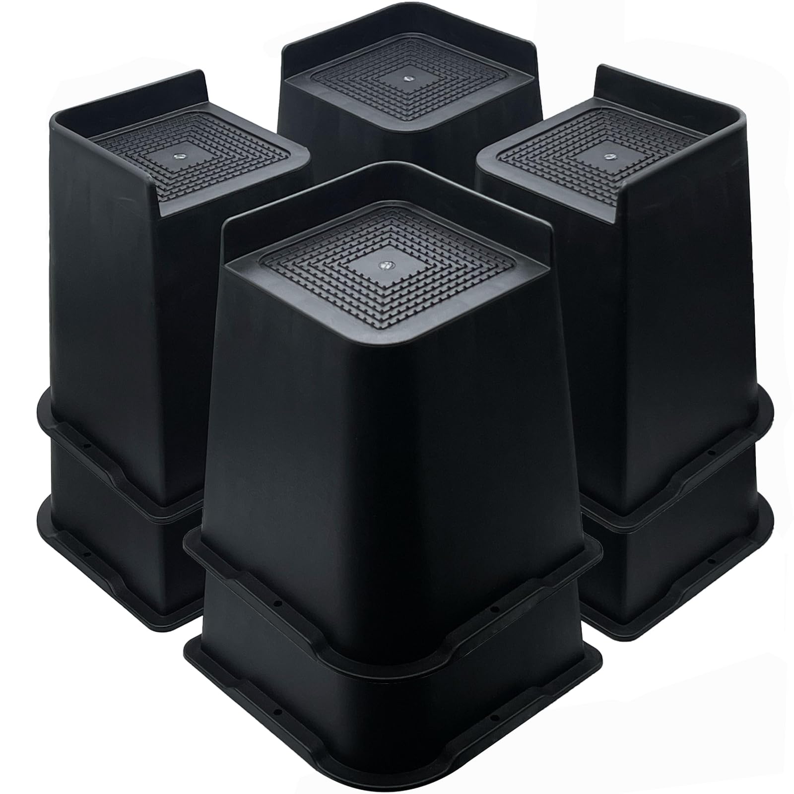 Bed Risers 8 Inch Heavy Duty, Furniture Risers for Bed Desk Table Sofa ...