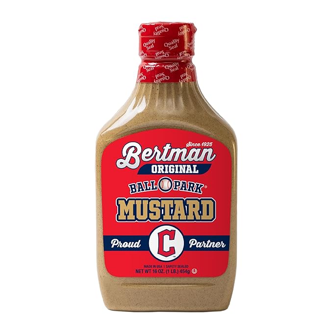 Amazon.com: Bertman Original Ball Park Mustard - Rich Brown Mustard ...