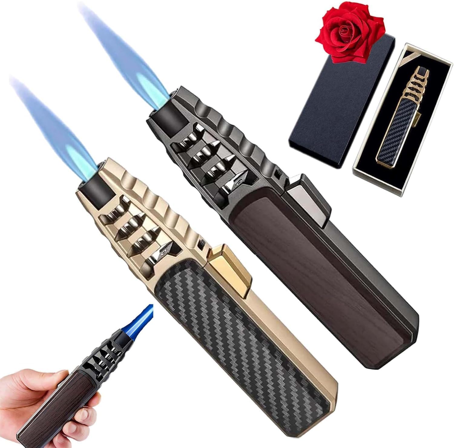 Amazon.com: Lucralo Electric Lighter,Brightfire Refillable Torch ...