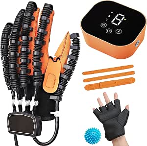 Amazon.com: HZFAIGLL Rehabilitation Robot Glove Finger Training Stroke ...