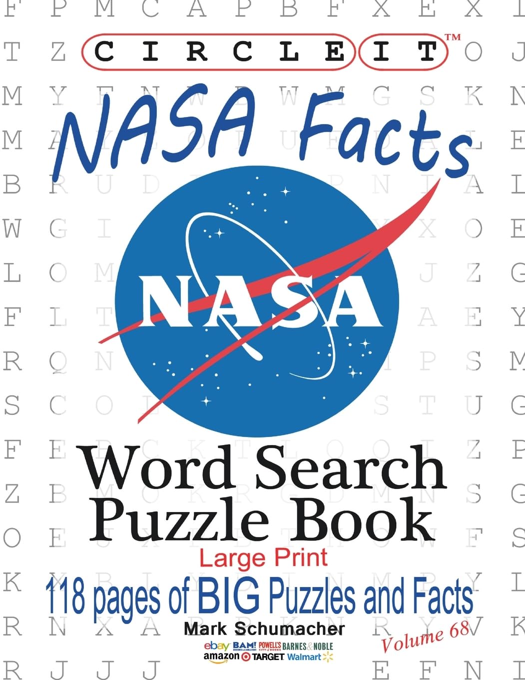 Circle It, NASA Facts, Large Print, Word Search, Puzzle Book: Lowry ...