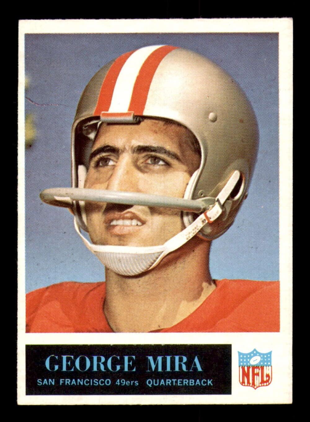 Amazon.com: Football NFL 1965 Philadelphia #179 George Mira Excellent ...