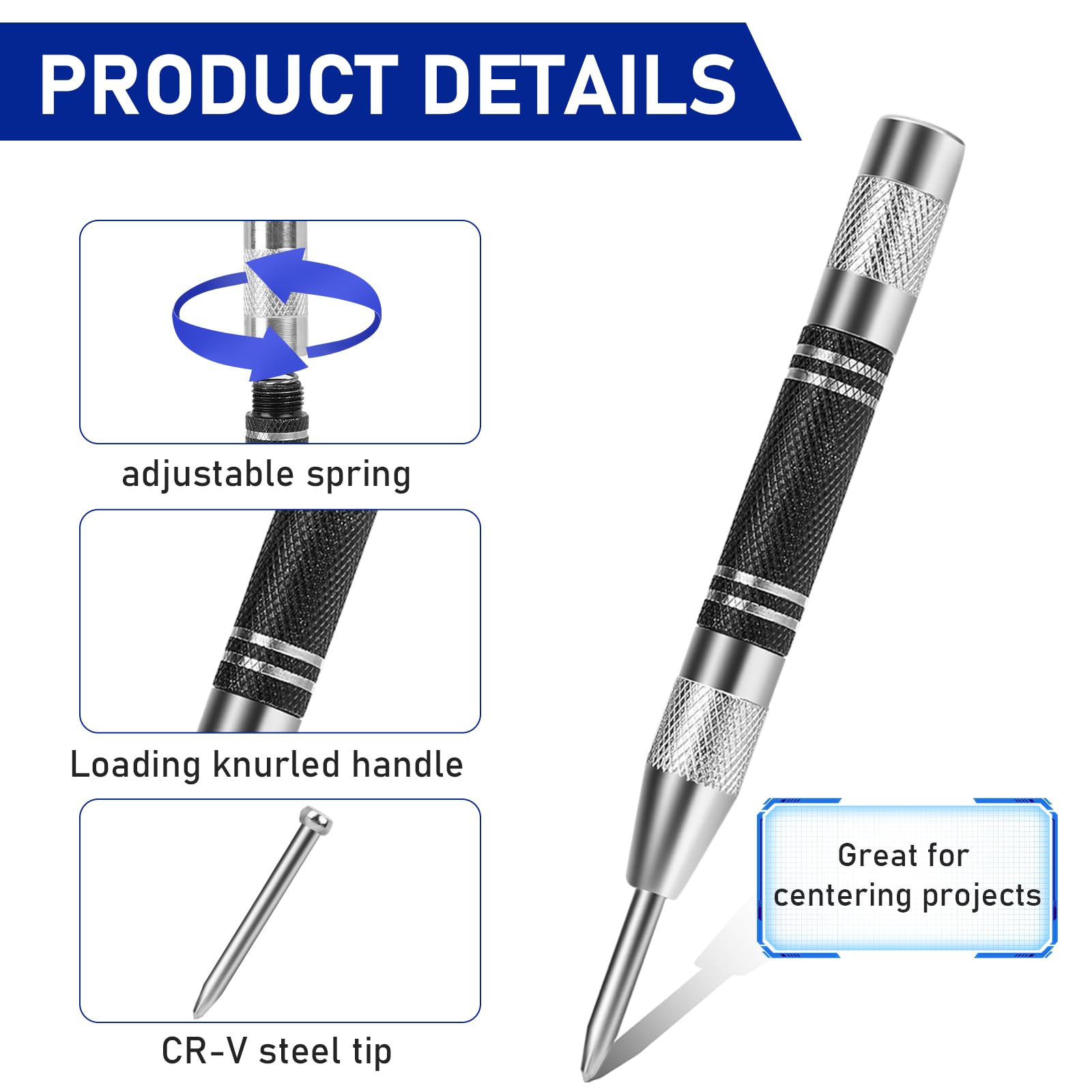 Automatic Centre Punch How Does It Work Automatic Center Punch Steel ...