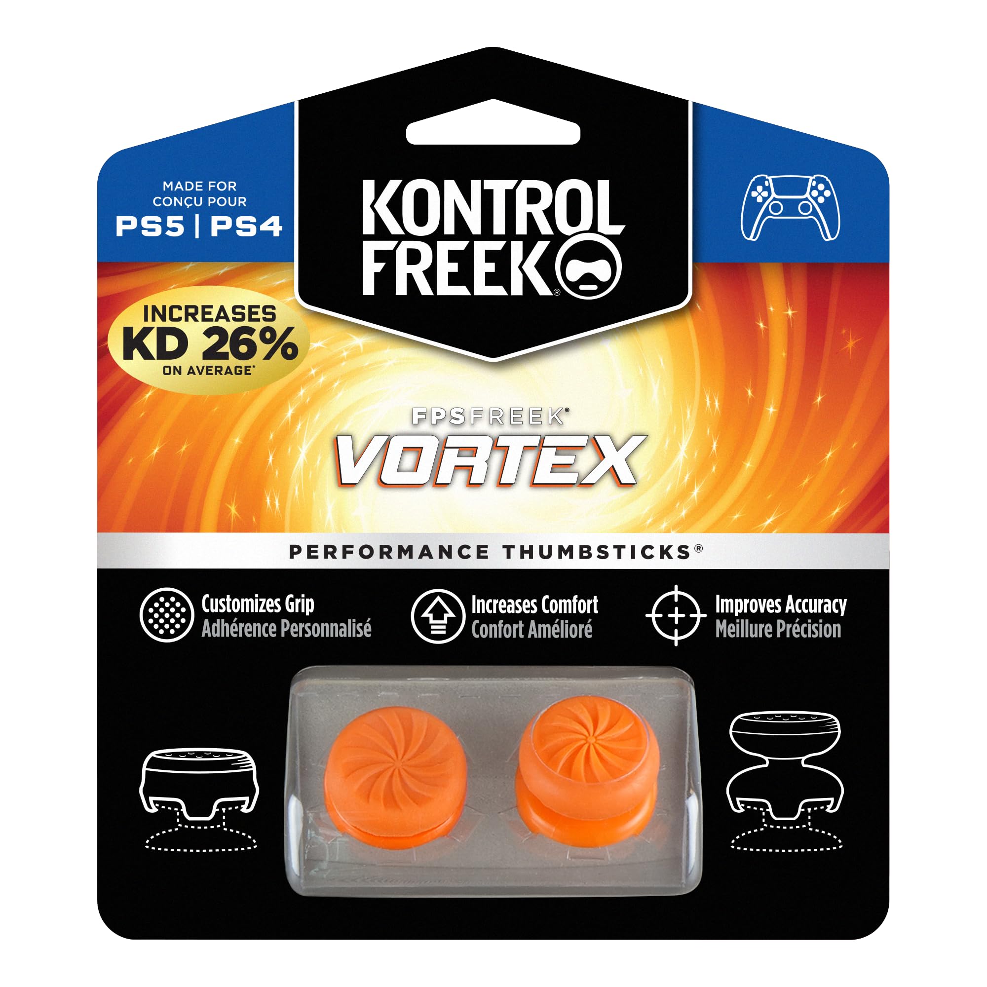 KontrolFreek Kontrol Freek FPS Freek Vortex PS5: Performance Grips ...