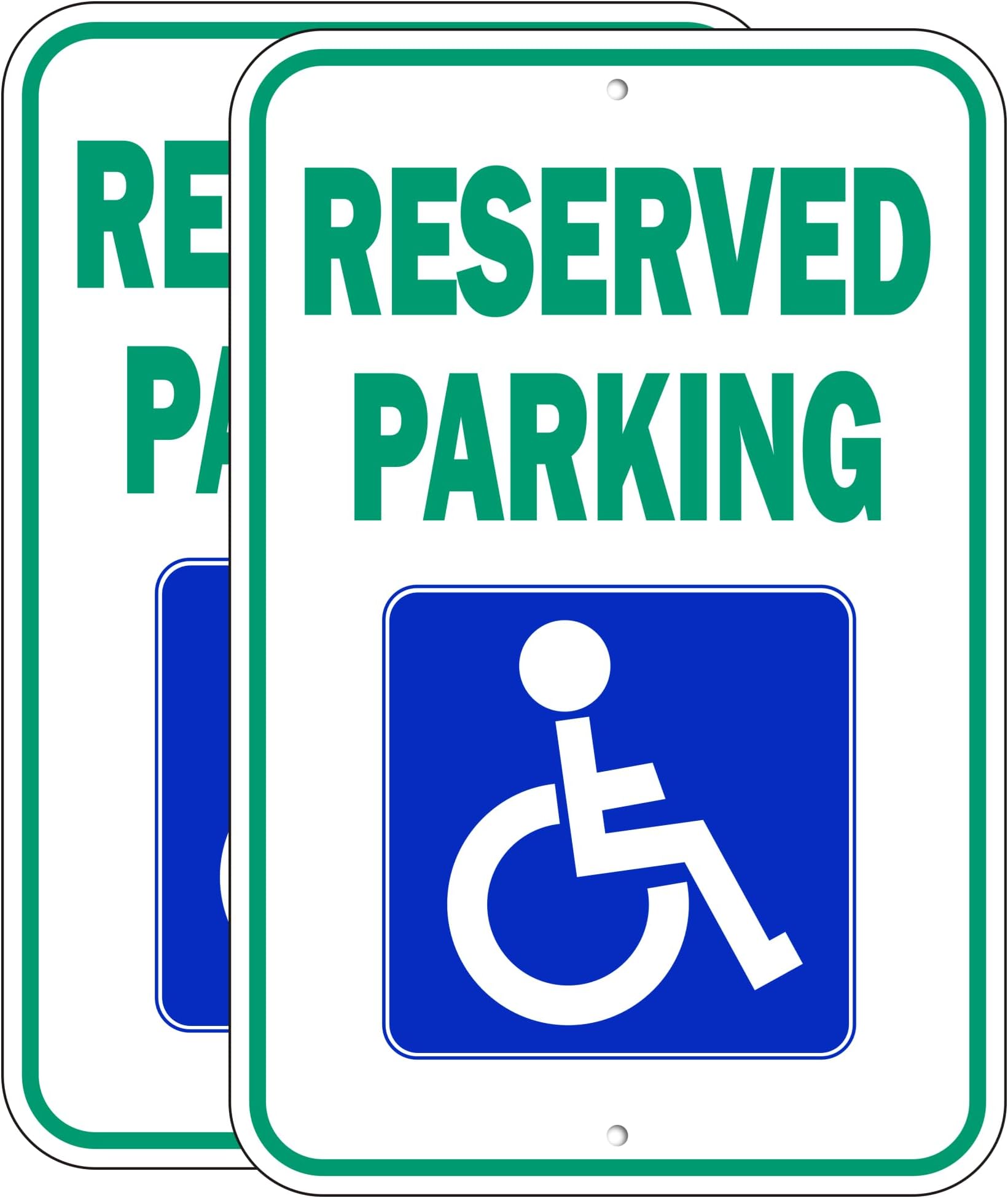 Amazon.com : California Disabled Parking Sign R100B, 24"x24" 0.063 ...