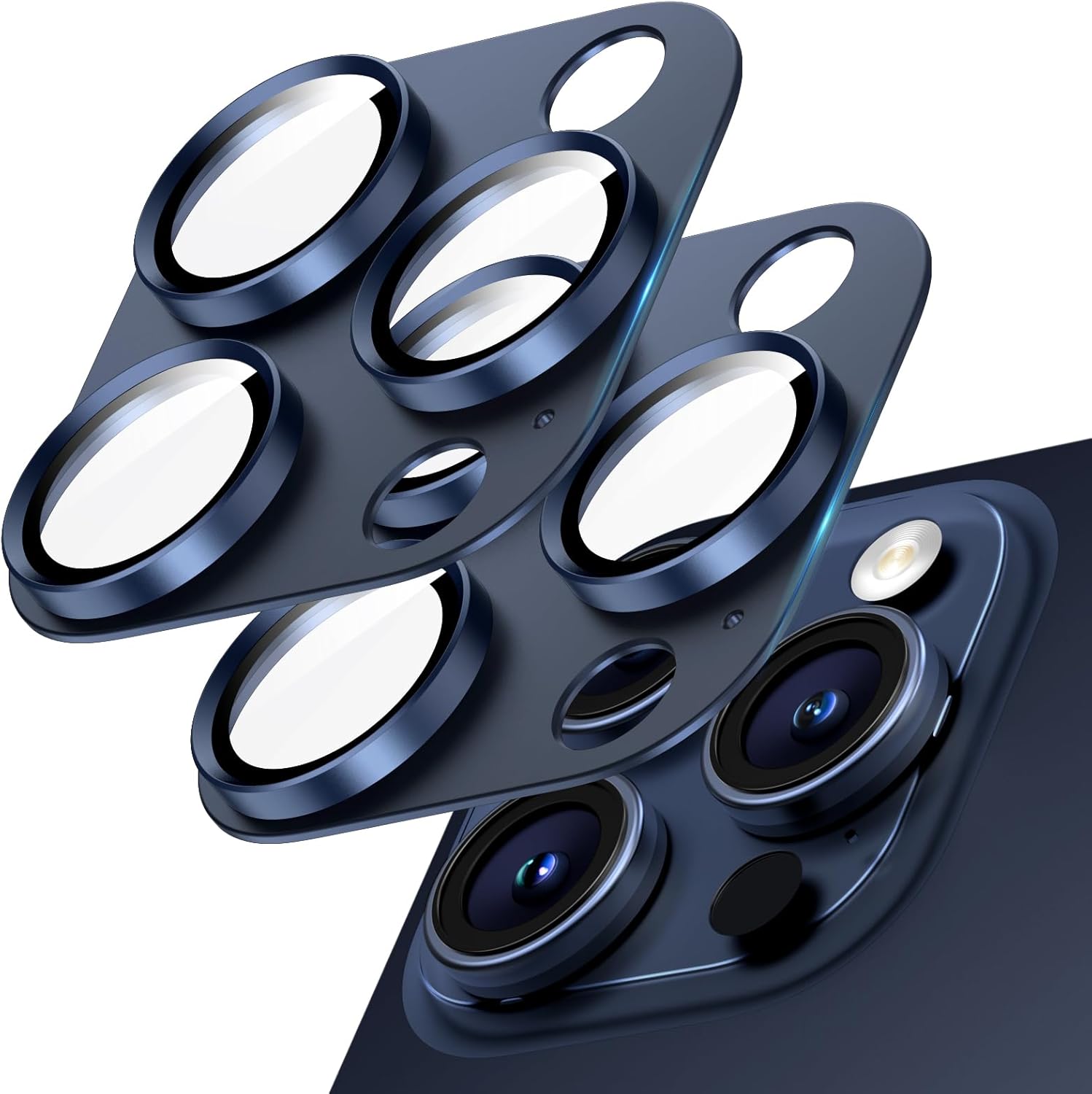 Amazon.com: Wumigoo 2 Pack Camera Lens Protector for iPhone 15 Pro Max ...