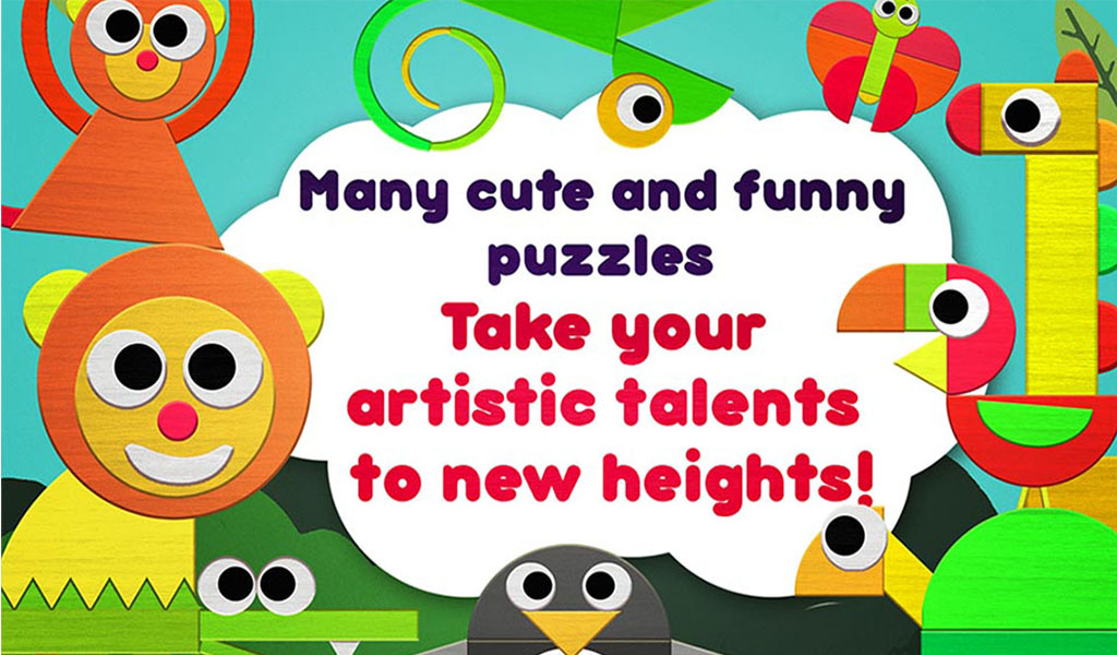 Crea Shape Animal – creative jigsaw puzzle game to learn shapes – app ...