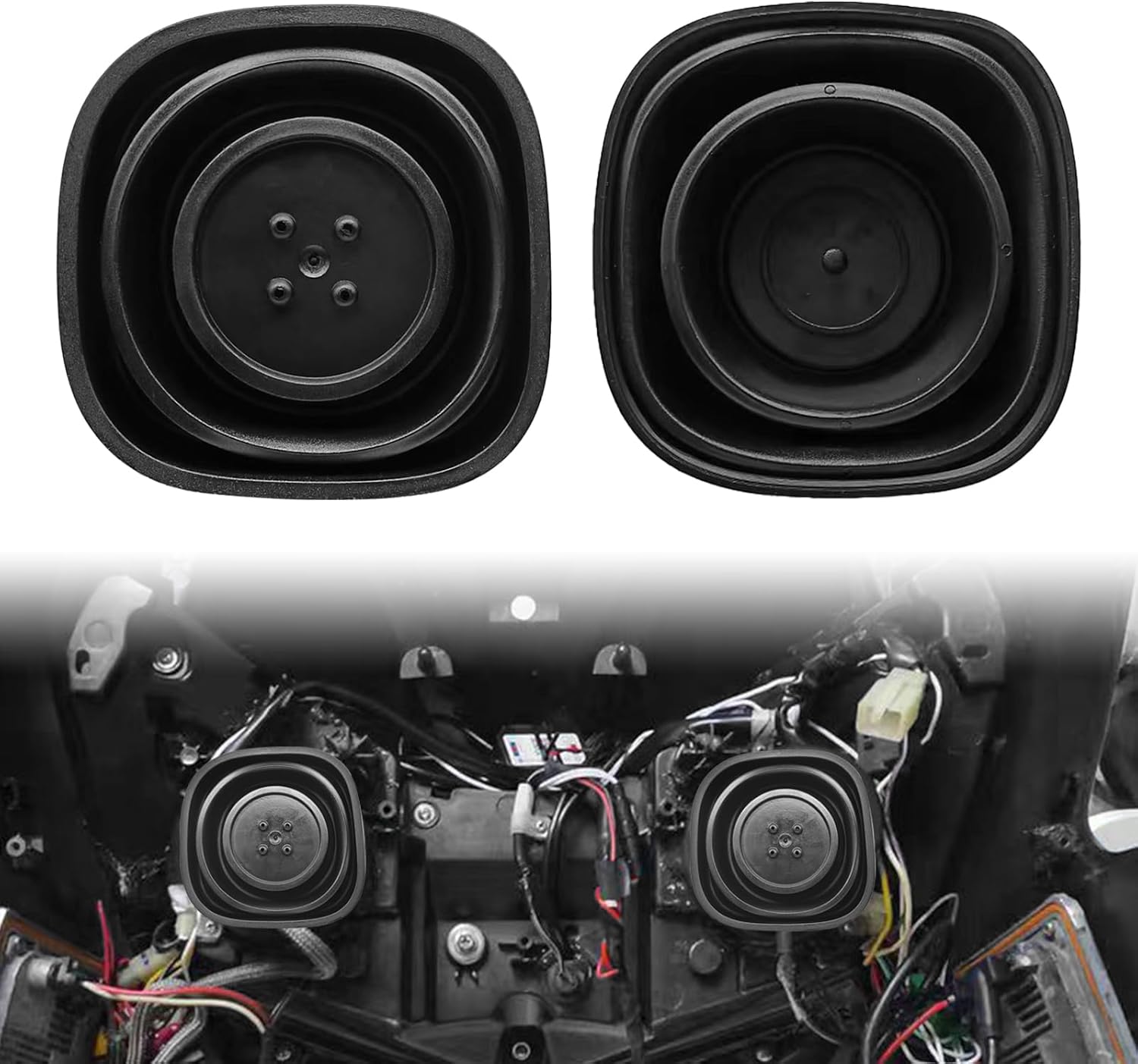 Amazon.com: 2PCS Car Headlight Cover, 2.36-3.74" Rubber Headlight Dust ...