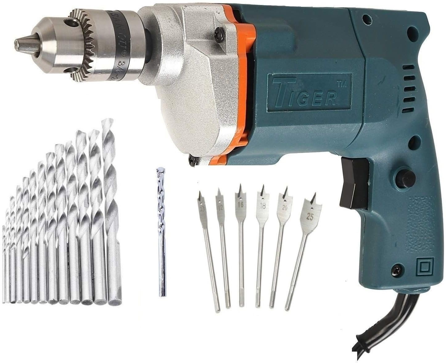 Inditrust New 6-Month Warranty 10Mm Electric Drill Machine With 13Pc ...