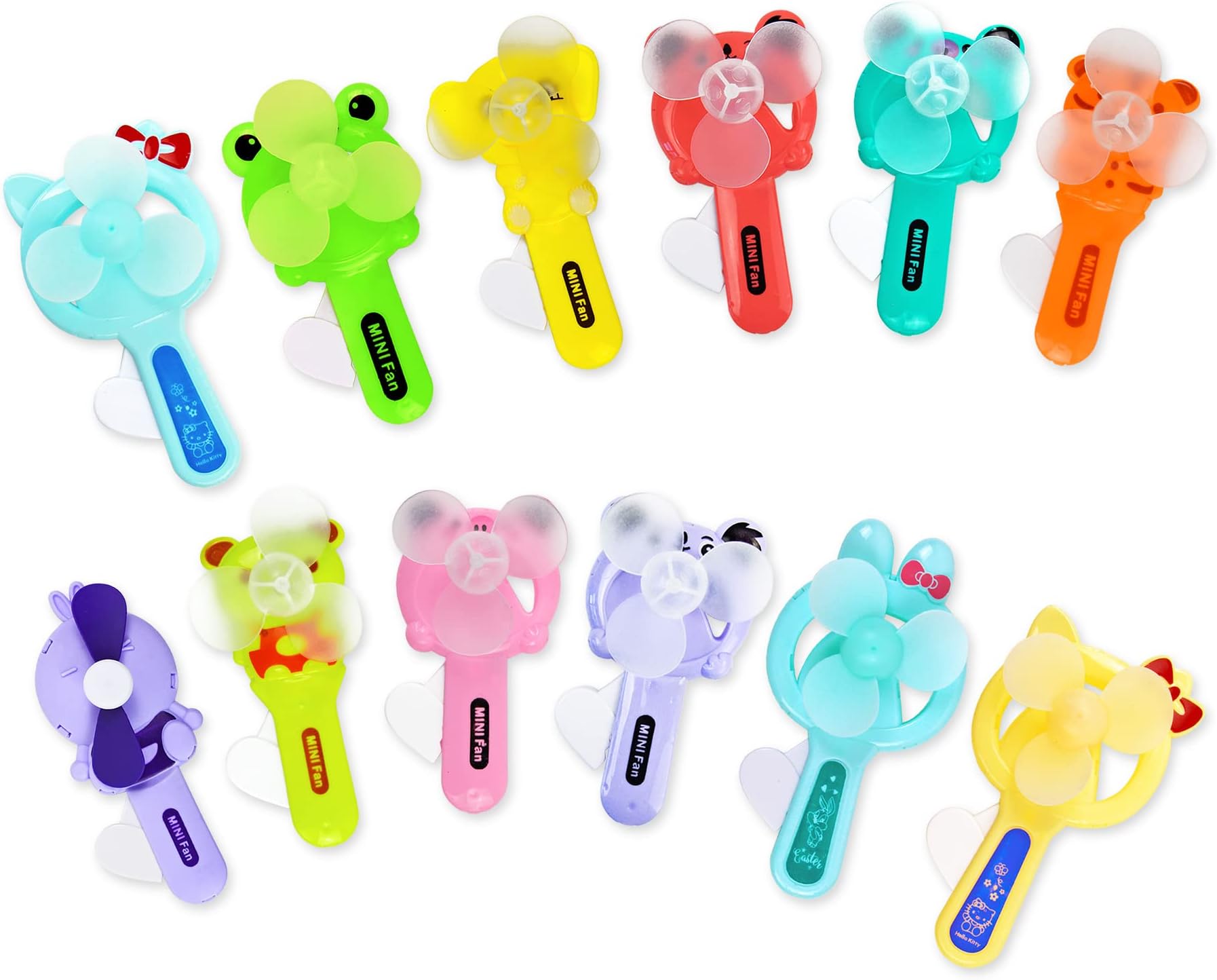 Amazon.com: Flashing Panda LED Mini Light-Up Handheld Personal Fan w ...