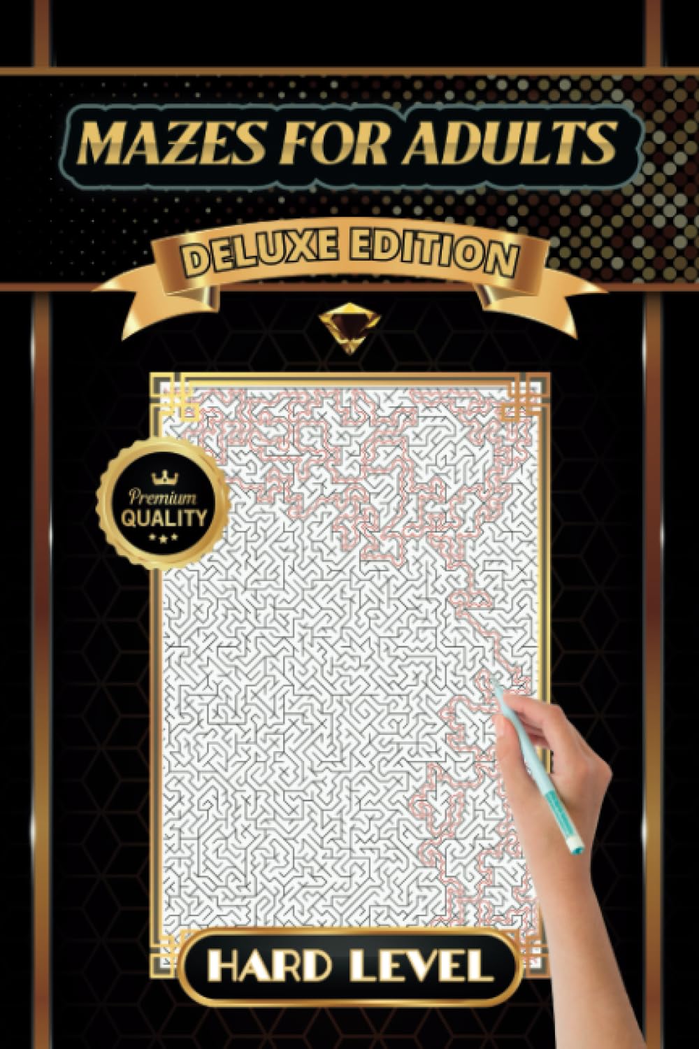 Amazon.com: Mazes for Adults ǀ Deluxe Edition: Advanced Maze Puzzles ...