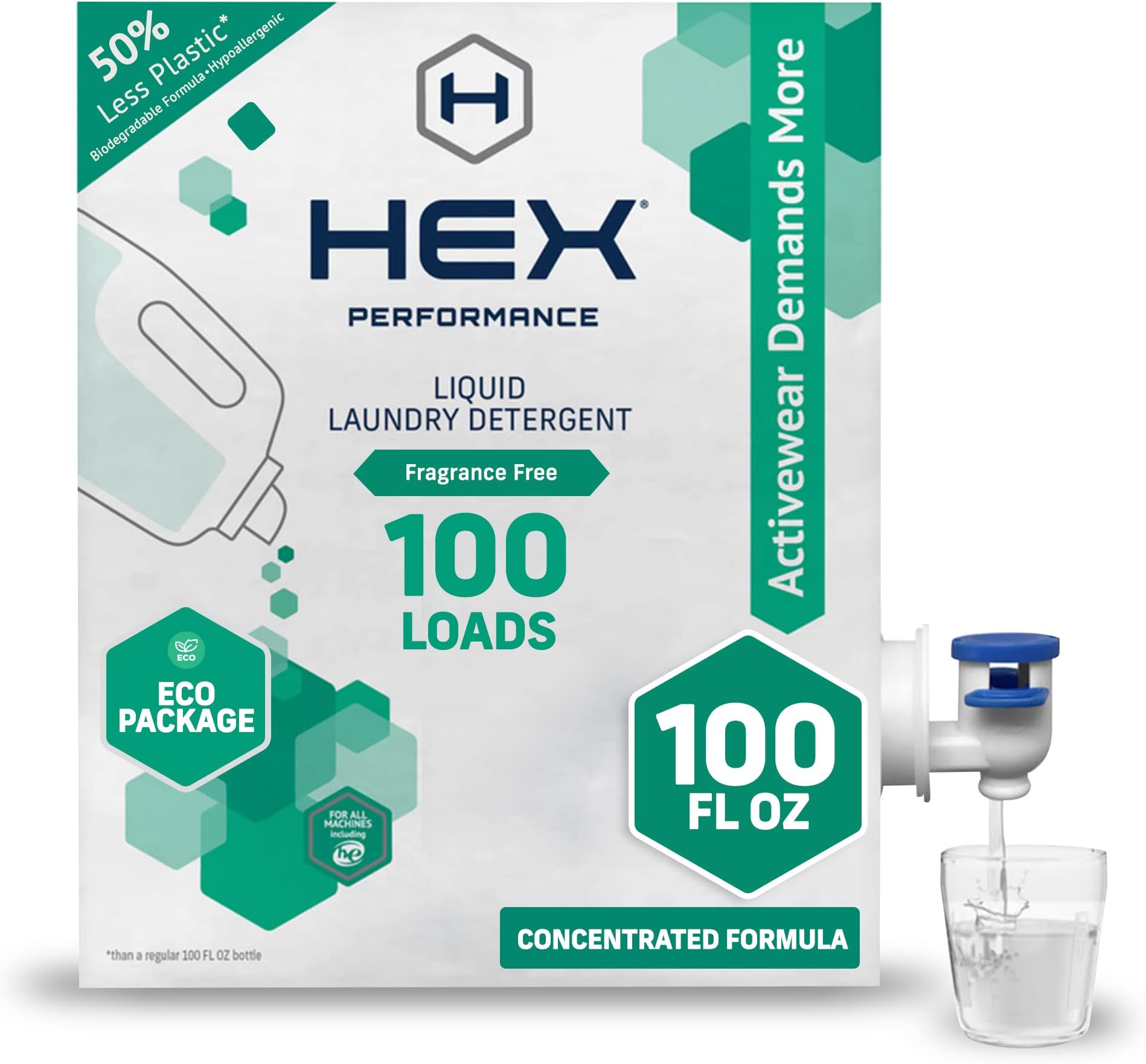 Amazon.com: HEX Performance Laundry Detergent + Fabric Conditioner ...