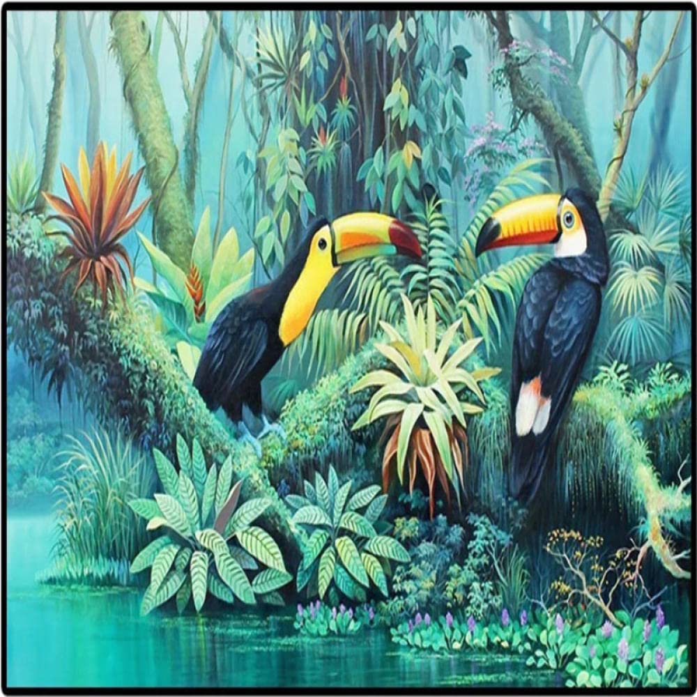 Dipinto Di Foresta Pluviale Tropicale