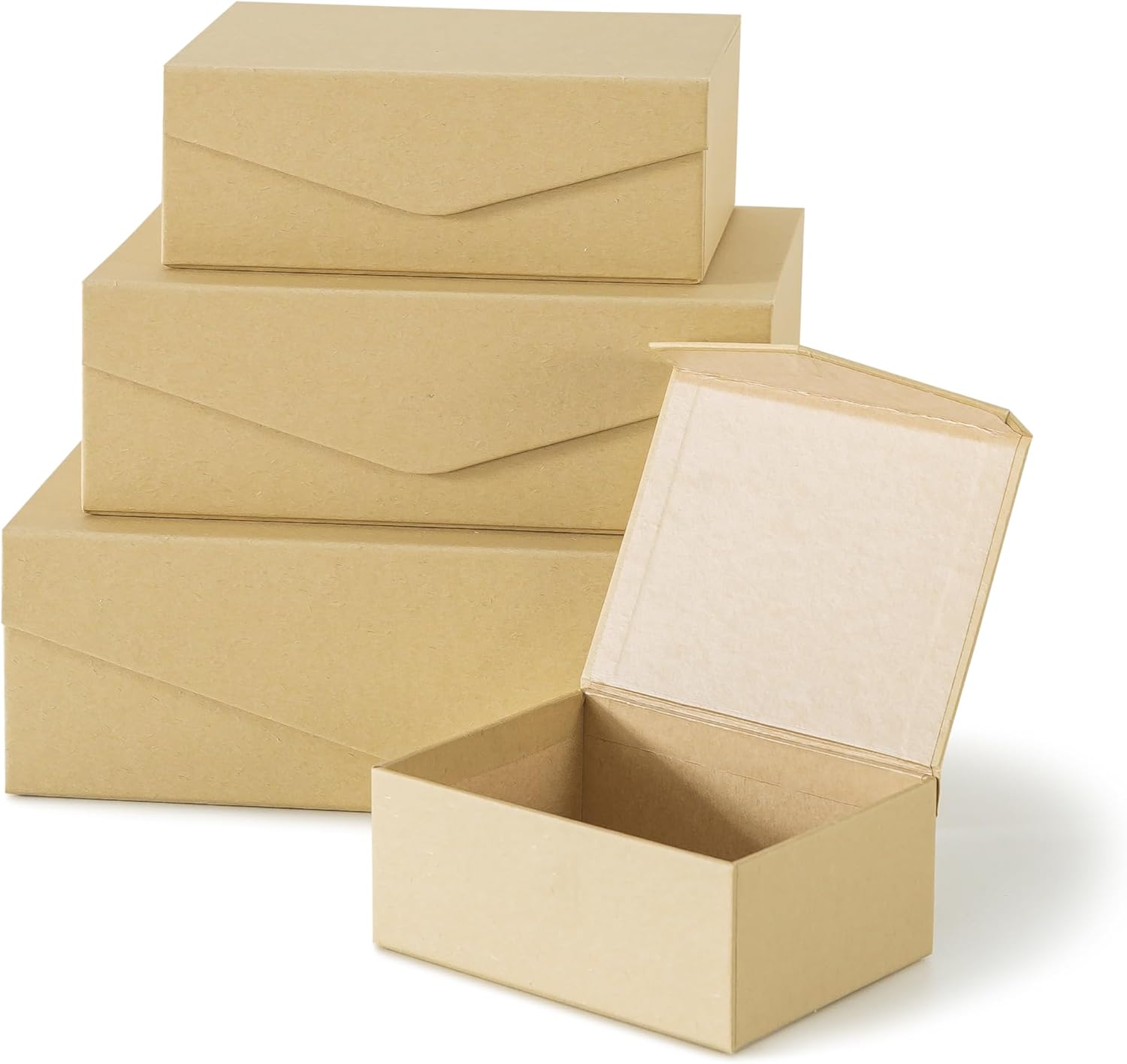 Amazon.com: Soul & Lane Kraft Decorative Boxes with Magnetic Lids – Set ...