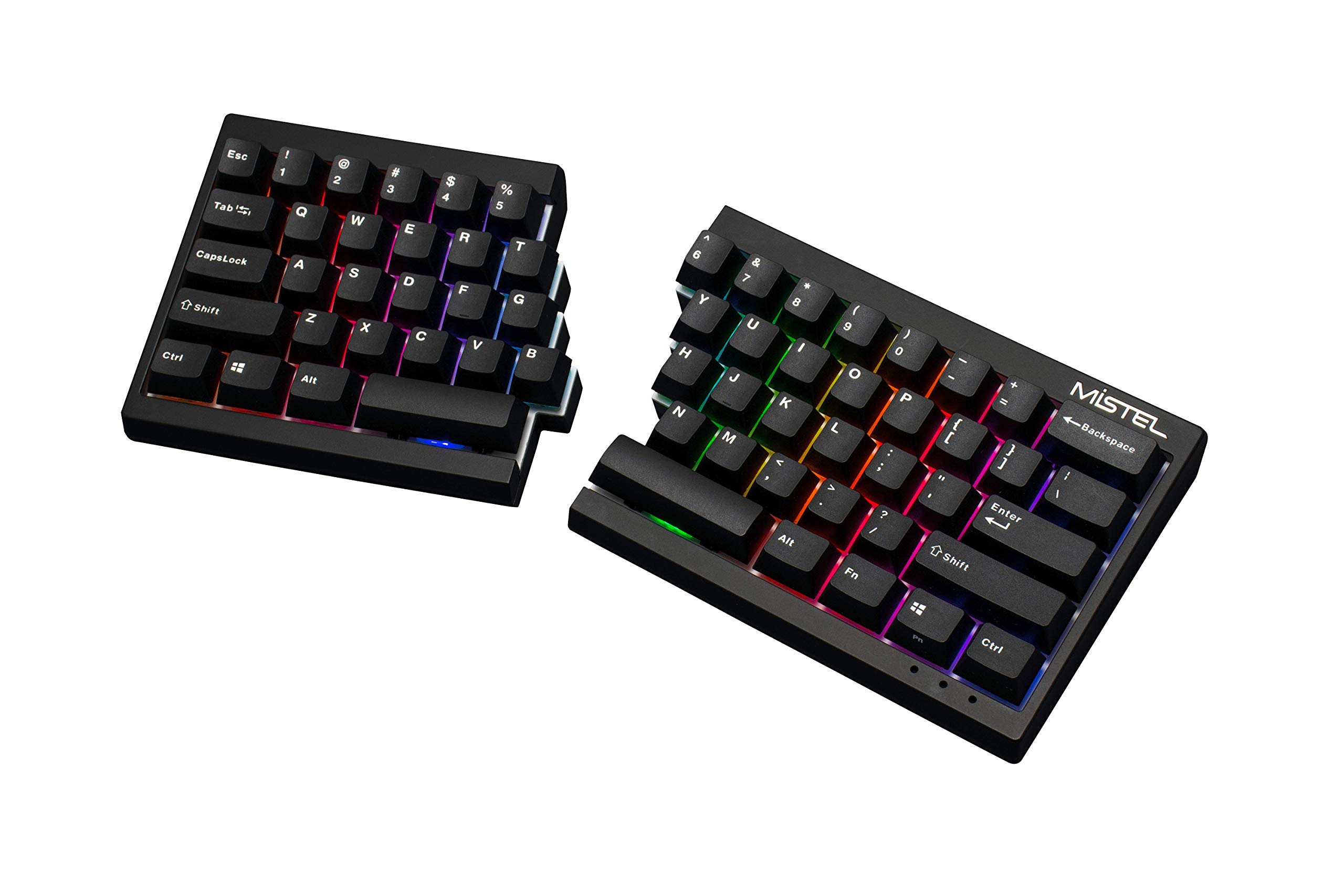 Mistel Barocco MD600RGB v2 Split Mechanical Keyboard with Cherry MX ...