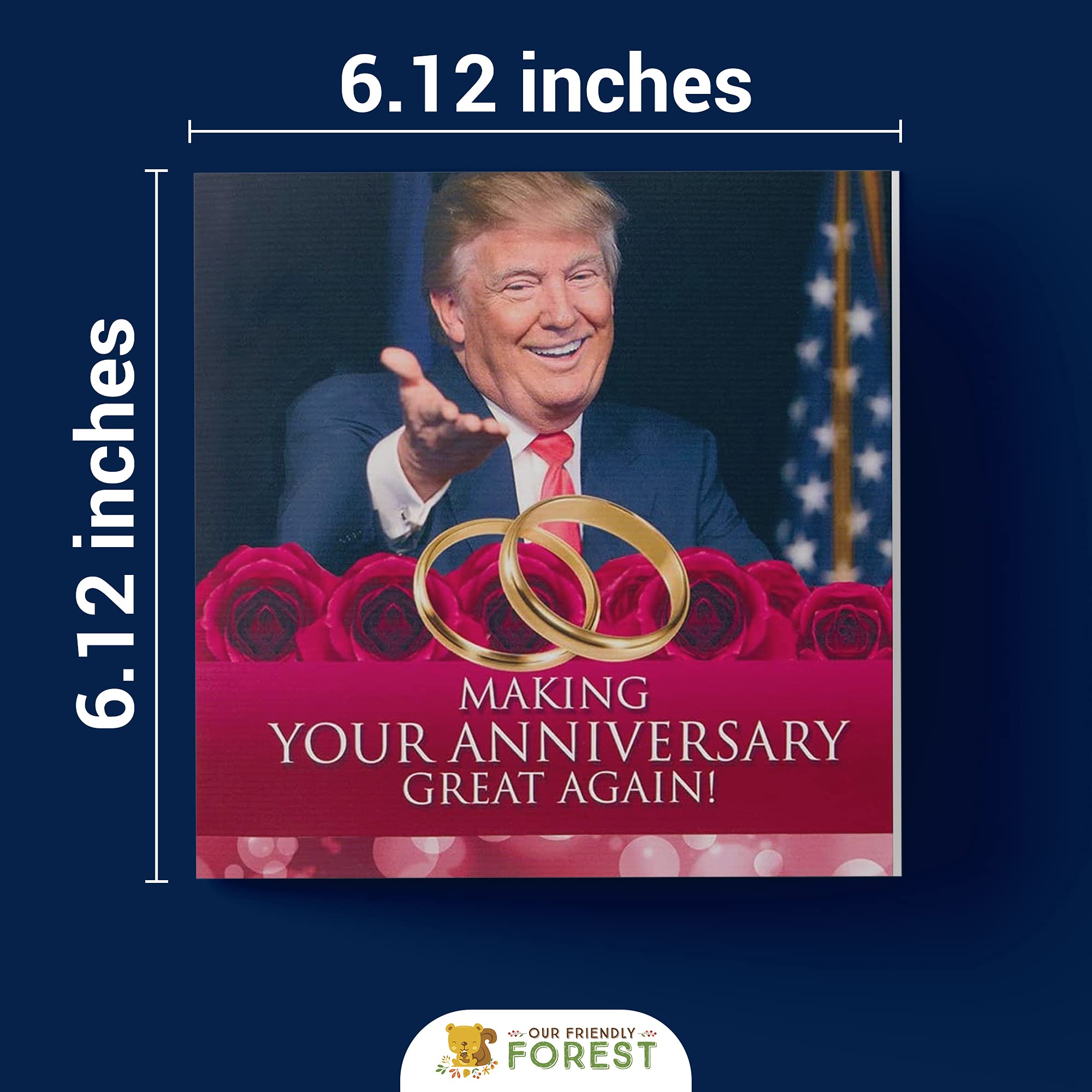 Snapklik.com : Talking Trump Anniversary Card Says Happy Anniversary In ...