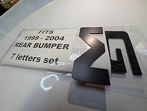 Rear Raised Plastic Letters Inserts Compatible with Mustang 1999 2000 ...