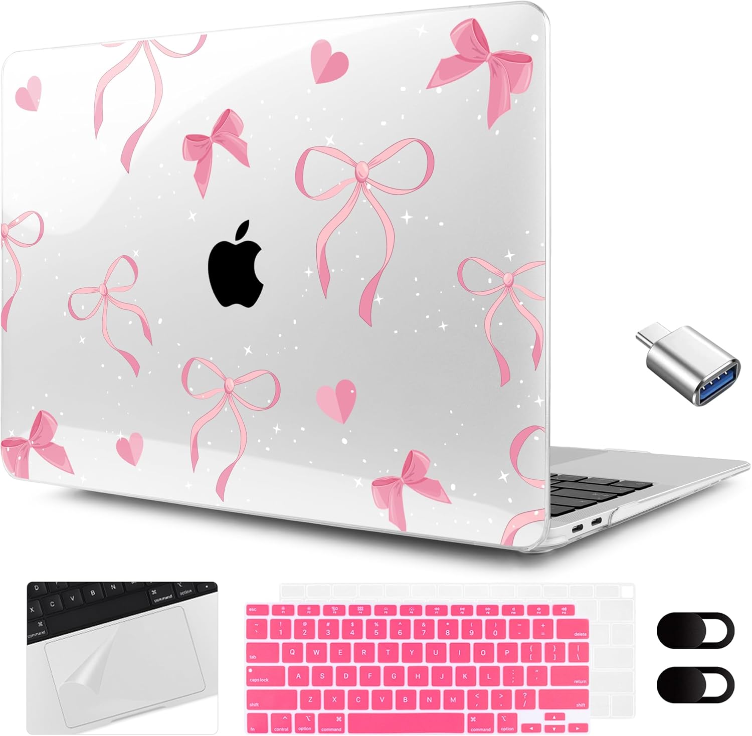 Amazon.com: MEEgoodo for MacBook Air 13.3 inch Case 2021 2020 2019 2018 ...