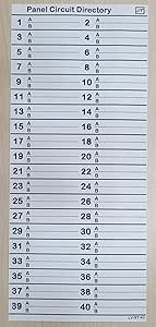 Littversions Standard 40 Circuits 3 Labels Vinyl Fuse Box Circuit ...