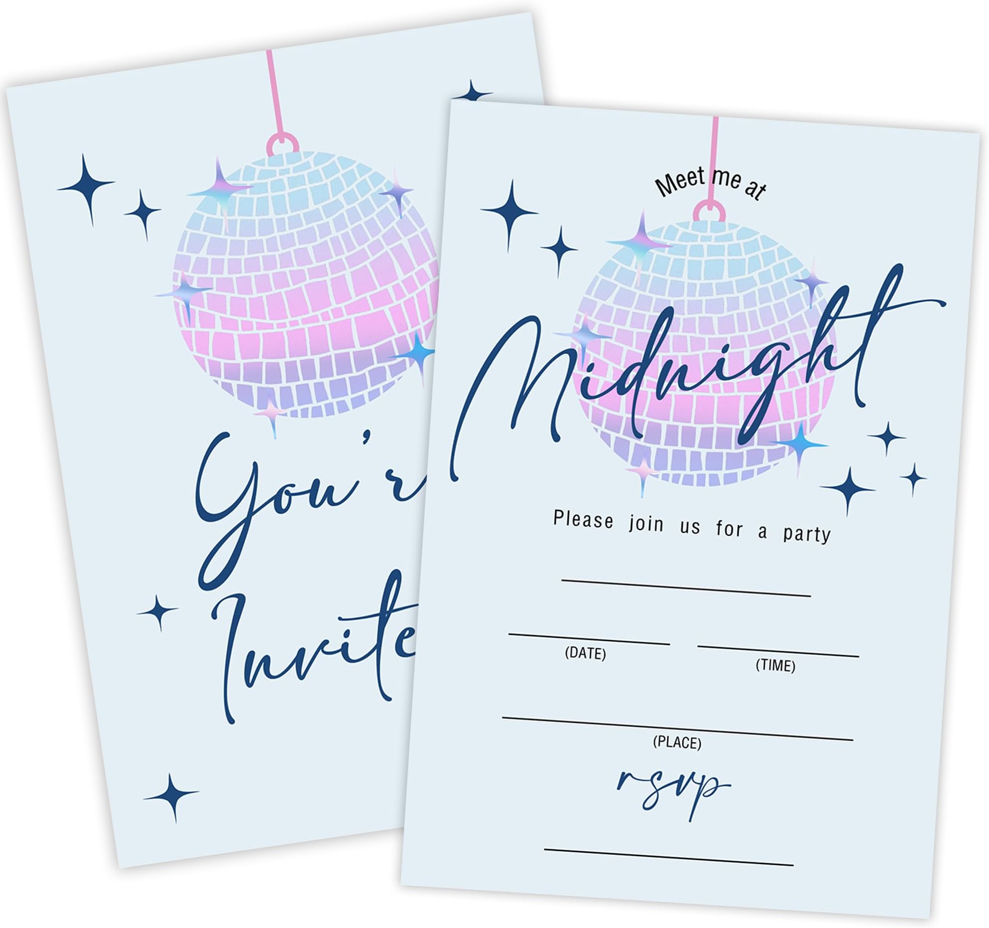 Amazon.com : 20 Pcs Midnights Birthday Party Invitations with Envelopes ...