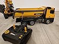 Amazon.com: Top Race Remote Control Construction Dump Truck Toy, 17.72 ...