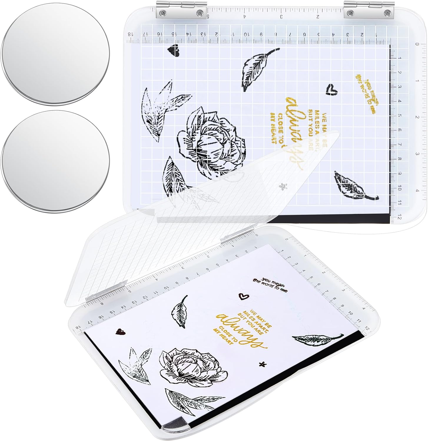 Kanayu 3 Pcs Stamp Platform Position Tool Magnetic Base for Precision ...