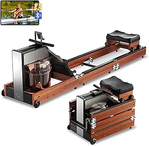 Kingsmith Foldable Water Rowing Machine | Compact Rower Exercise ...