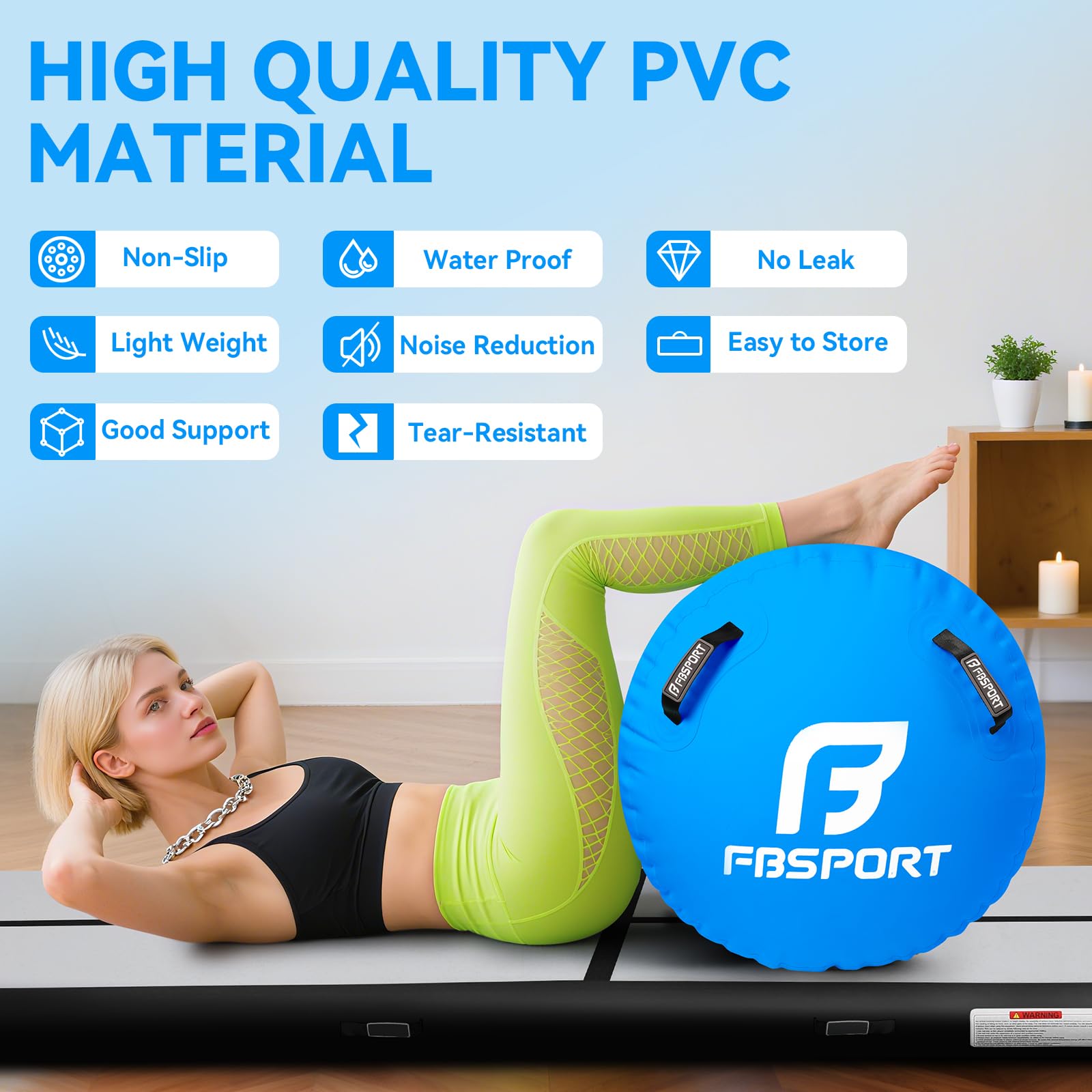 Snapklik.com : Air Roller Gymnastics Barrel, Inflatable Gymnastics Air ...