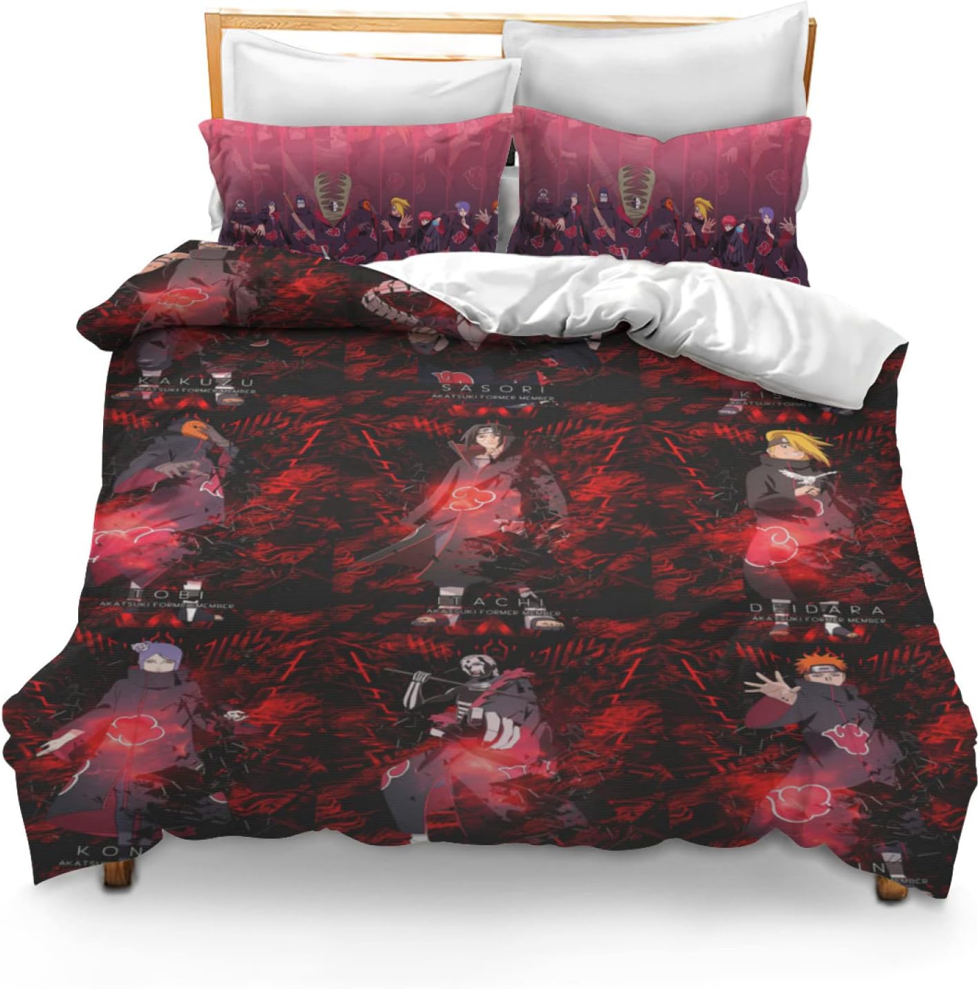 Amazon.com: onkhvqa Anime Bedding Sets 86X70 inches for Twin Size Bed ...