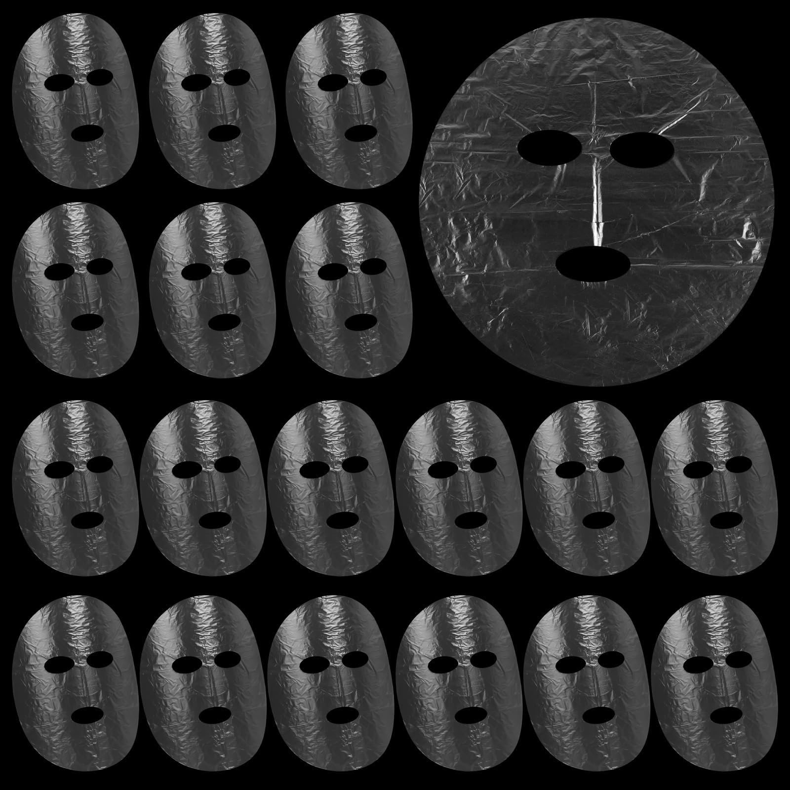 Amazon.com : salbsever 200 Sheets Plastic Face Mask, Disposable Face ...