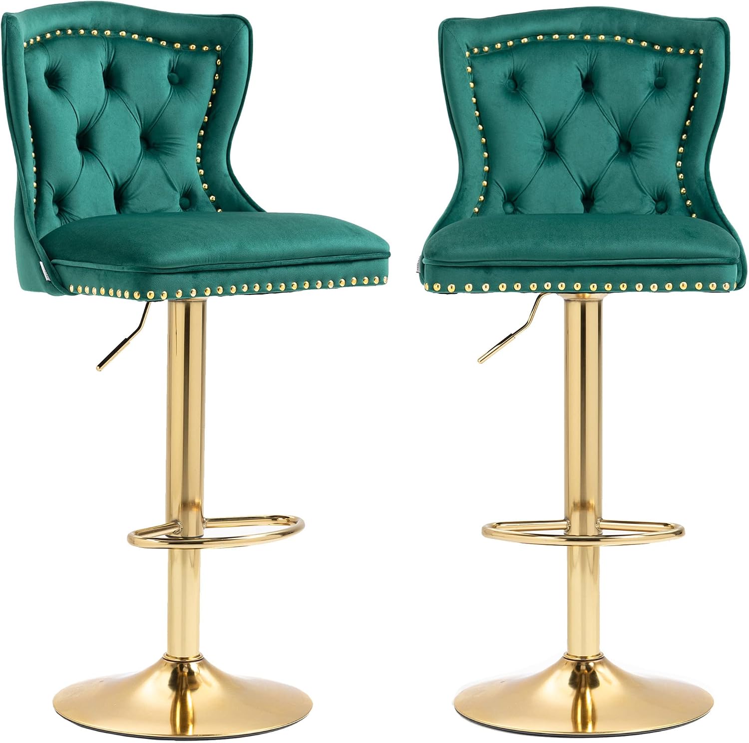 Amazon.com: High Bar Stools Counter Bar Height Set of 2,Adjustable ...