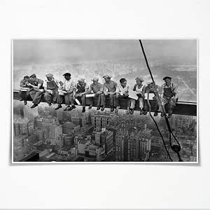 Amazon.com: Lunch Atop A Skyscraper Rockefeller Building Ironworkers ...
