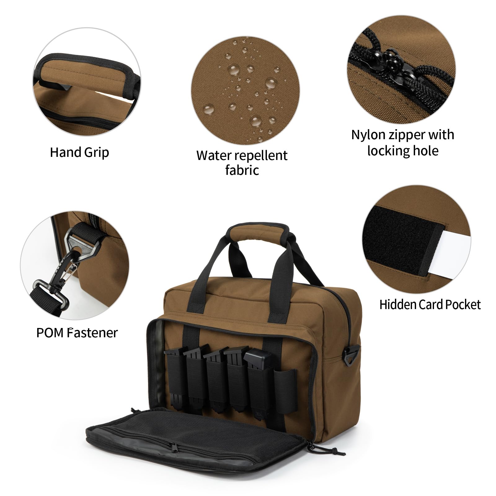 Snapklik.com : Small Range Bag For 2 Pistols Gun Range Bags For ...